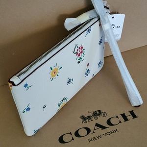 Coach | Bags | Coach Wristlet With Wildflower Print Brand New | Poshmark